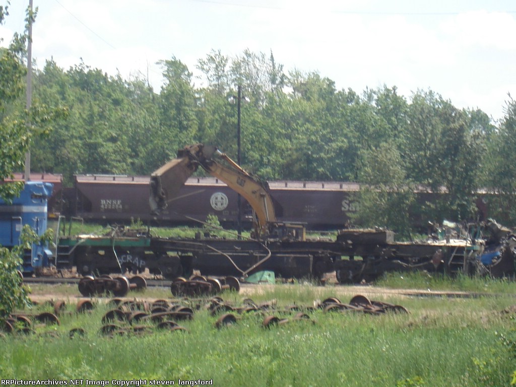 WHATS LEFT OF LS&I ENGINE # 3050